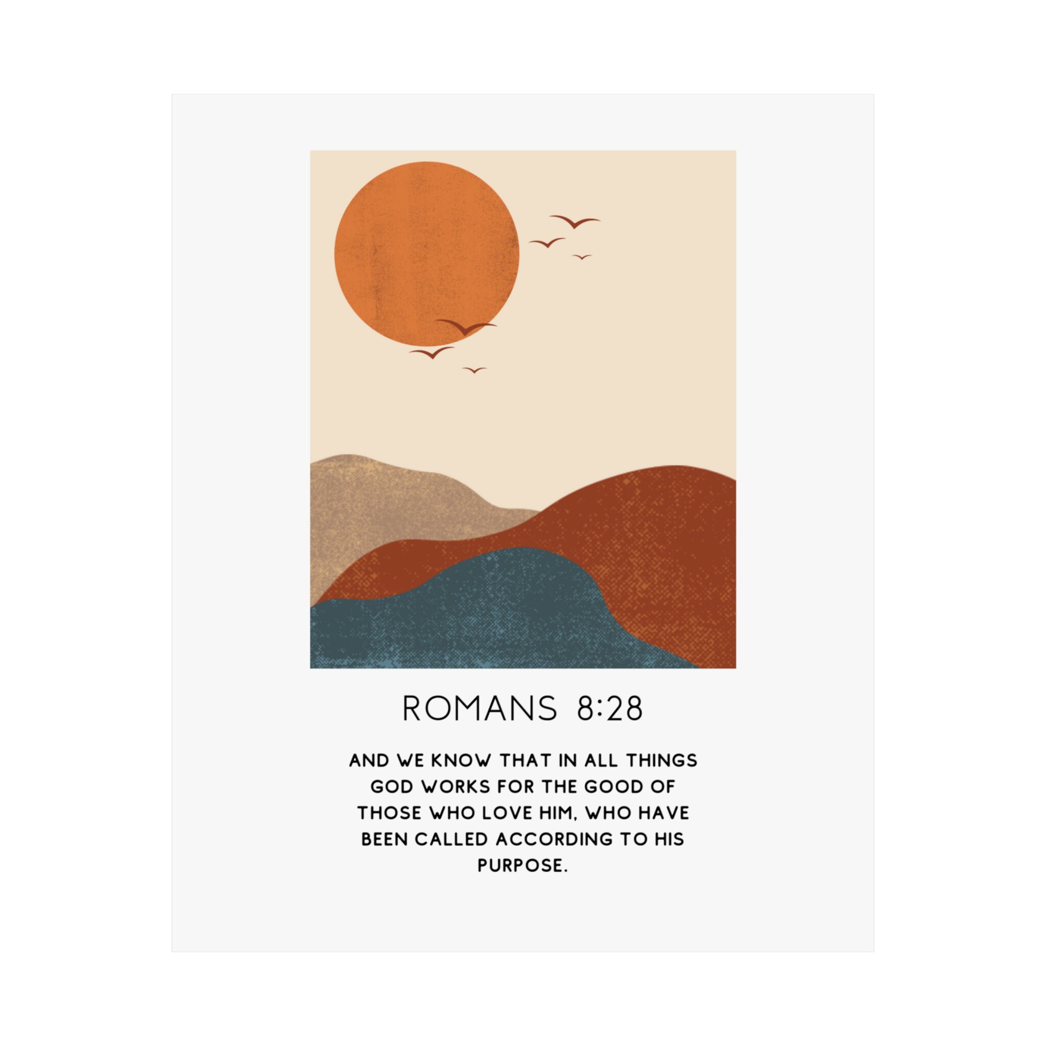 Bible Verse Poster / Christian Wall Art / Christian Home Decor ...