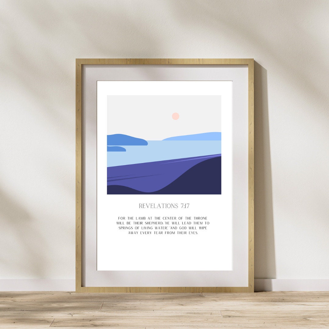 Bible Verse Poster / Christian Wall Art / Christian Home Decor ...