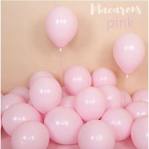 10 - 50 Pastel Balloons Birthday Balloons Anniversary Balons Helium Air ...