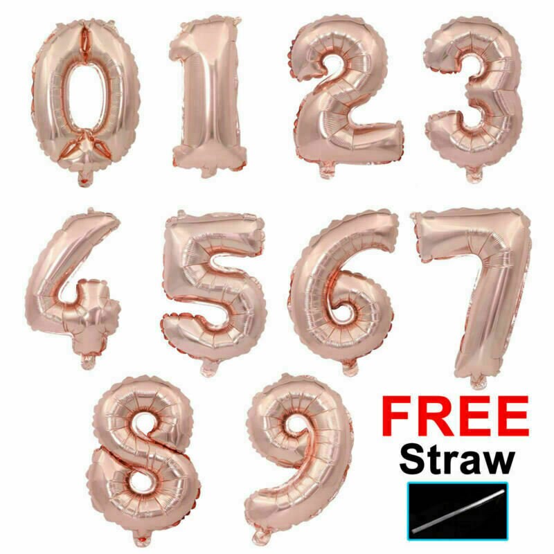32 Inch Foil Number Balloons Baloons - Etsy UK