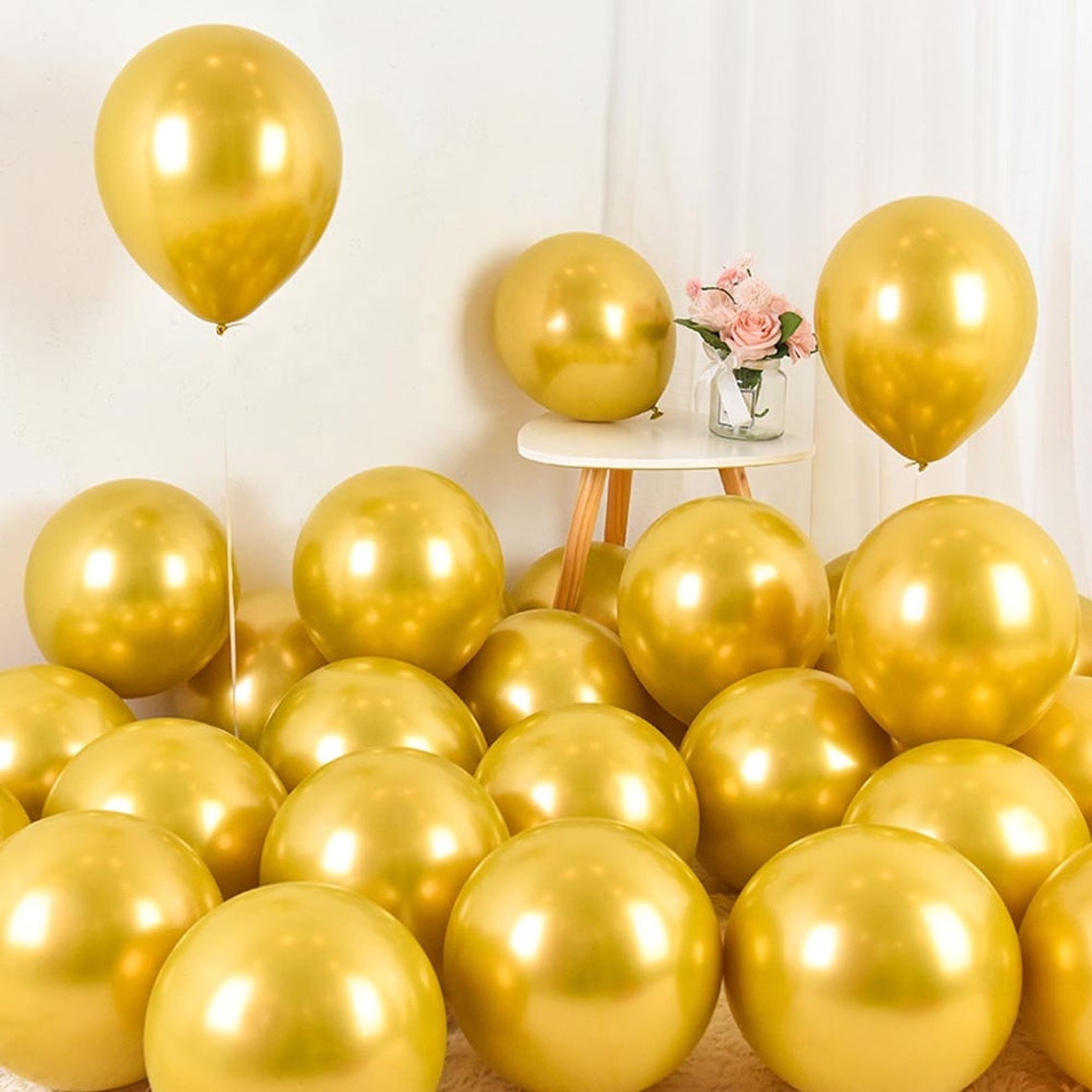 10-100pcs Chrome Metallic Balloons Metal Effect Latex Baloons - Etsy