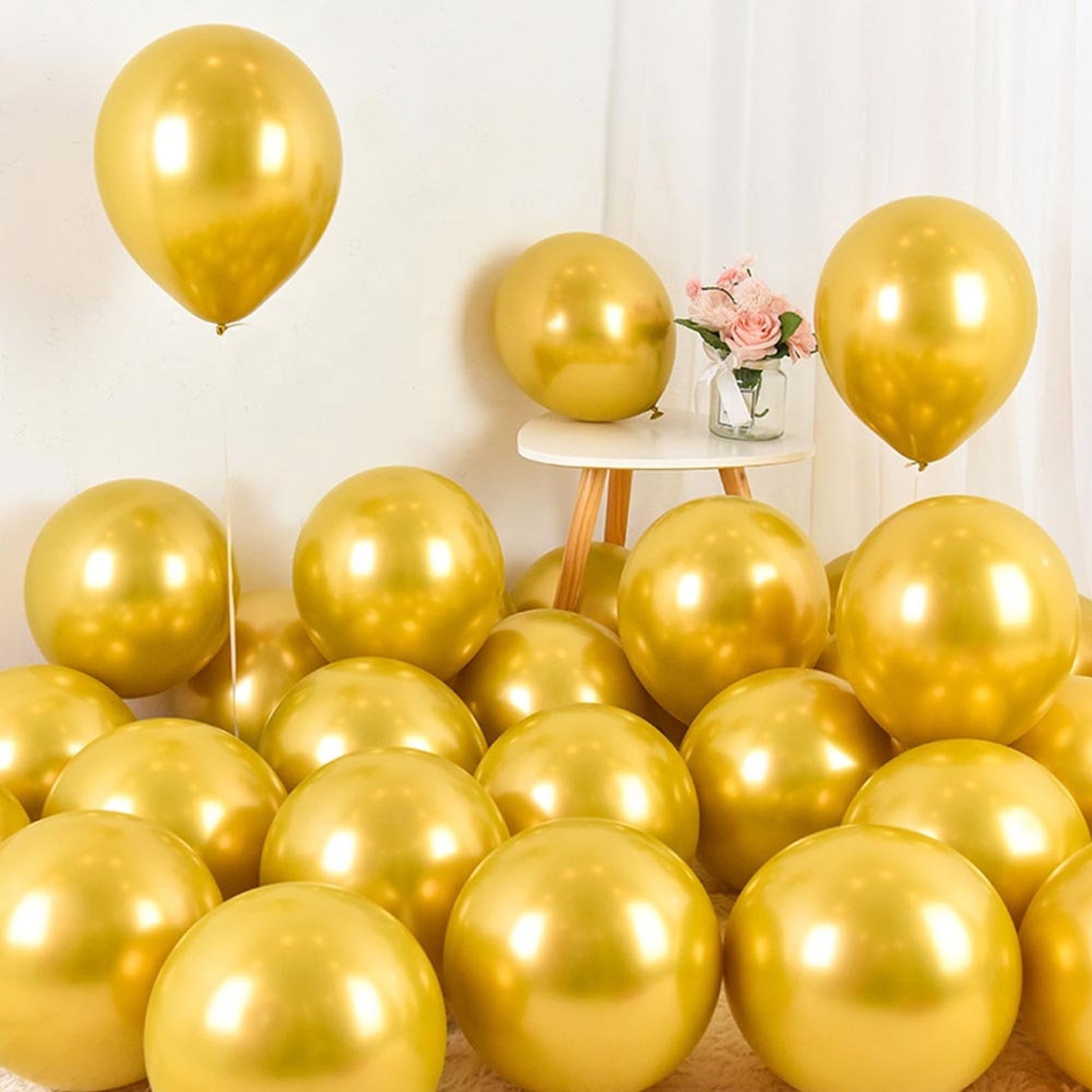 10-100pcs Chrome Metallic Balloons Metal Effect Latex Baloons - Etsy