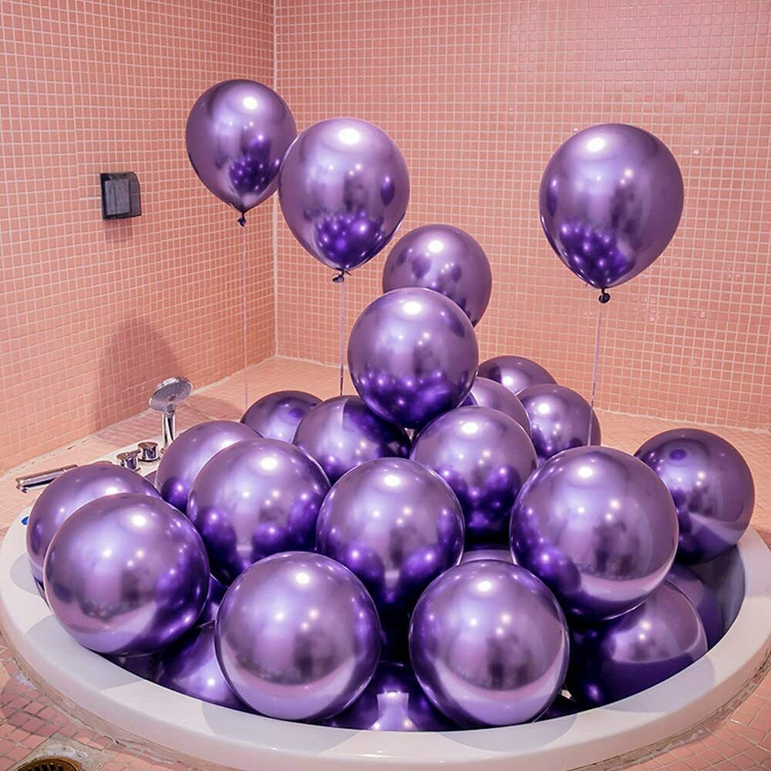 10-100pcs Chrome Metallic Balloons Metal Effect Latex Baloons - Etsy