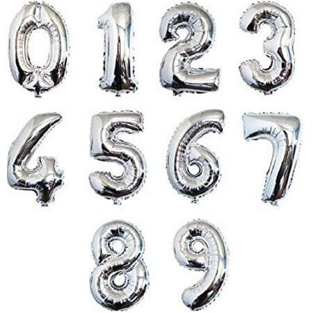 32 Inch Foil Number Balloons Baloons - Etsy UK