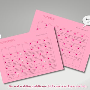 Kink and Fetish Calendar 2024 - BDSM, Roleplay (digital Download) - Etsy