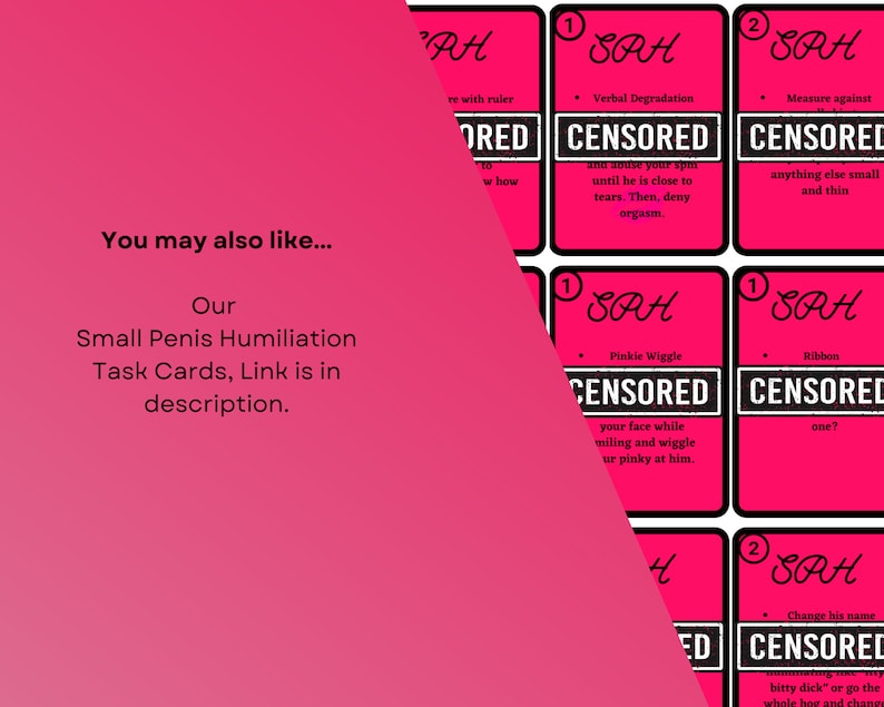 12 Dick Rating Scripts and Instructions for Adult Content Creators and Couples SPH Instant ...