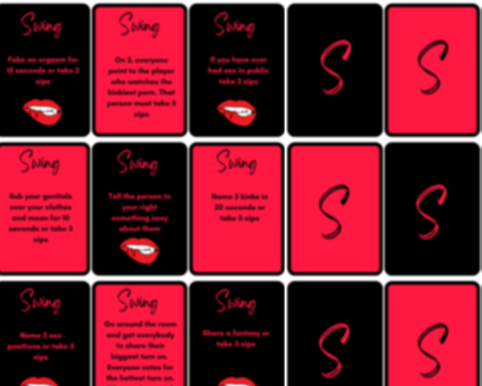 Swingers Game Swingers Ice Breaker Games Swingers Party Game Adult