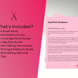 12 Dick Rating Scripts and Instructions for Adult Content Creators and Couples - SPH- Instant ...