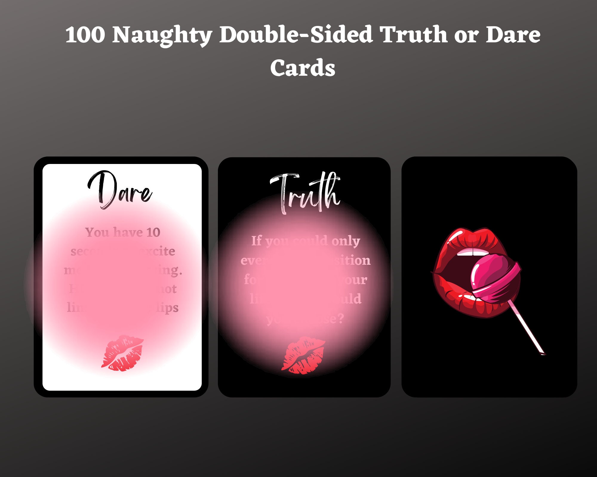 Kinky Foreplay Couples Card Game Bundle Printable Drinking Sex Game For