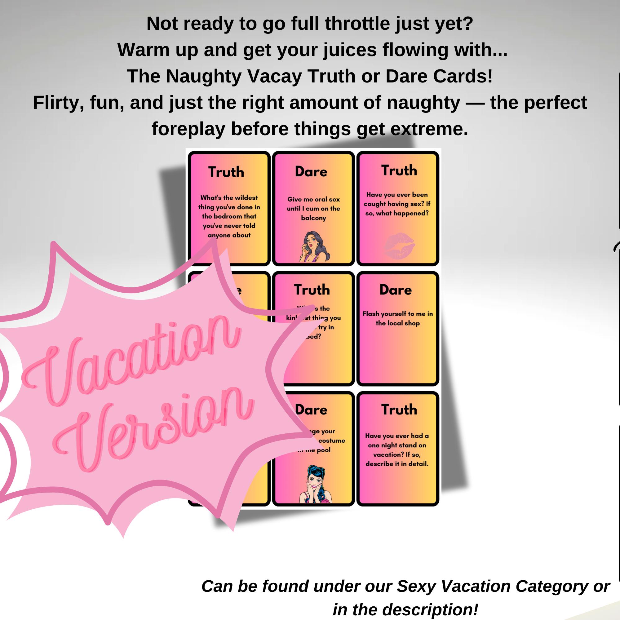 Extreme Vacation Challenge - X Rated Vacation Sex Challenge for Couples ...