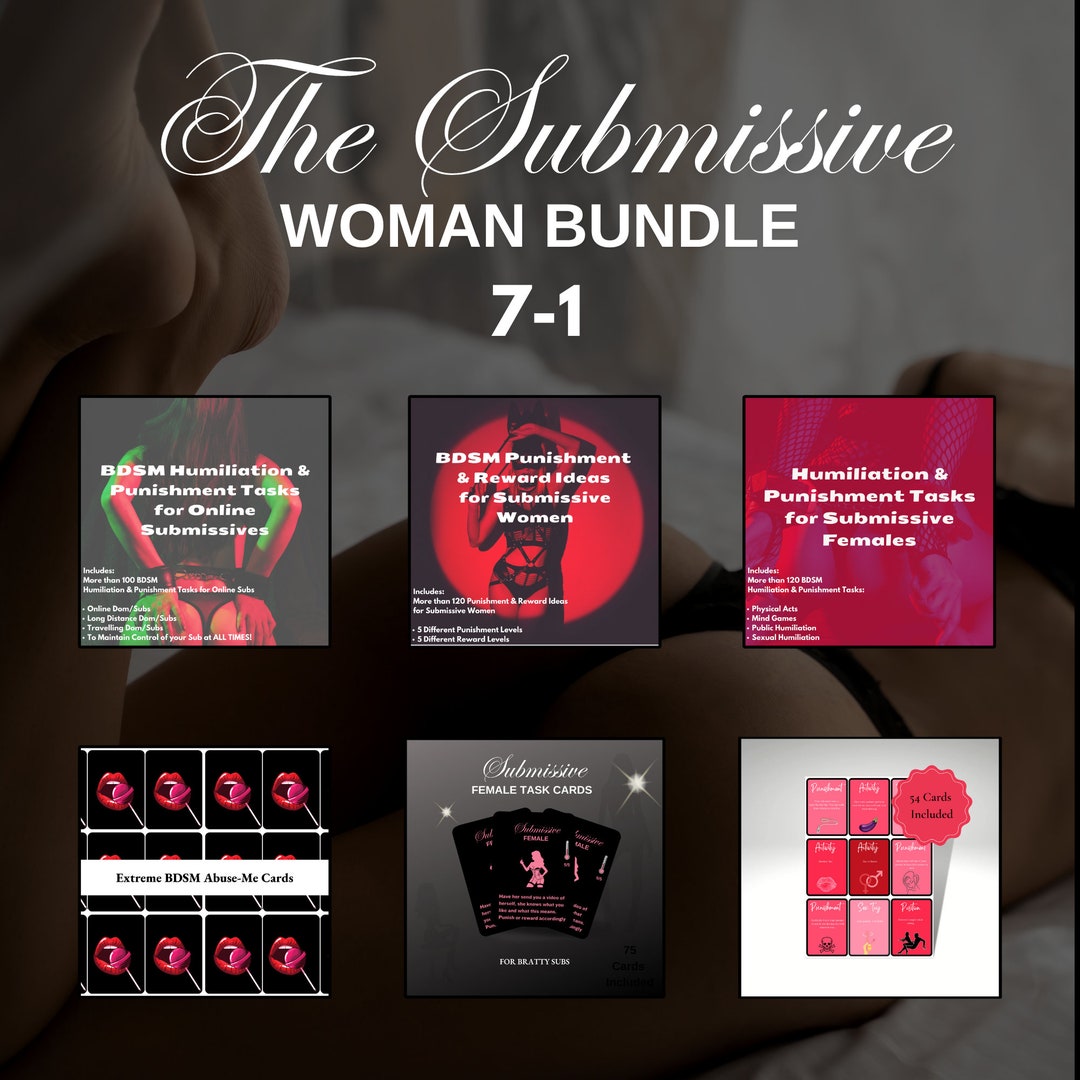 Submissive Woman Bundle - 700+ BDSM Punishment Tasks, Sex Dares & Humiliation Ideas for ...