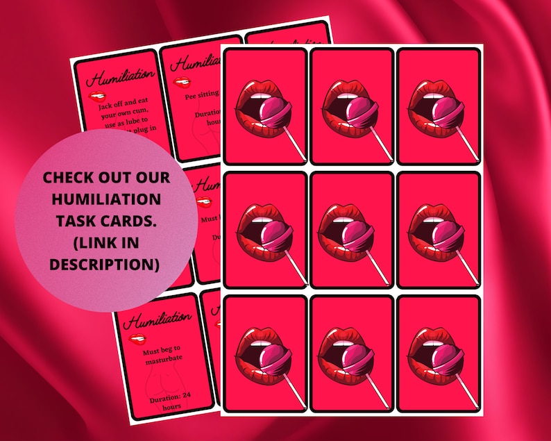 Bdsm Sex Cards Adult Sex Game Instant Download Printable Sex