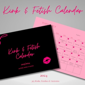 Kink and Fetish Calendar 2024 - BDSM, Roleplay (digital Download) - Etsy