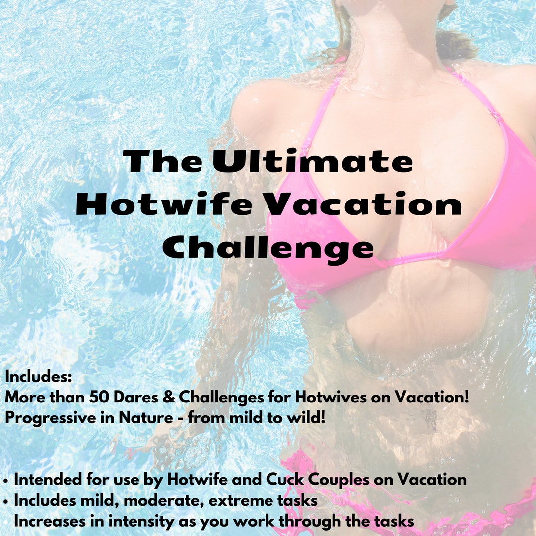 Hotwife Vacation Dares Challenges Cuckold Couple Activities Etsy