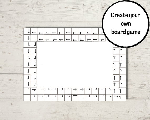 Canva Game Template Custom Board Games DIY Printable Games - Etsy