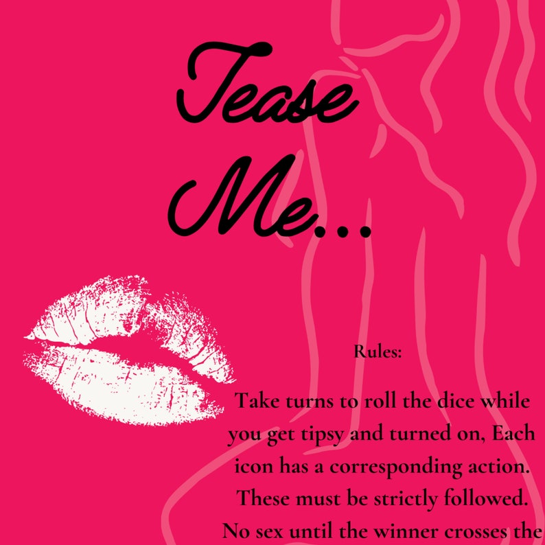 Couples Foreplay Sex Game Tease Me Printable Sex Etsy Ireland