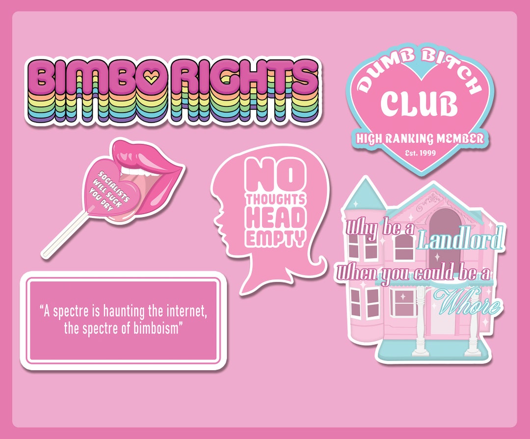 Bimbo Sticker Pack - Etsy