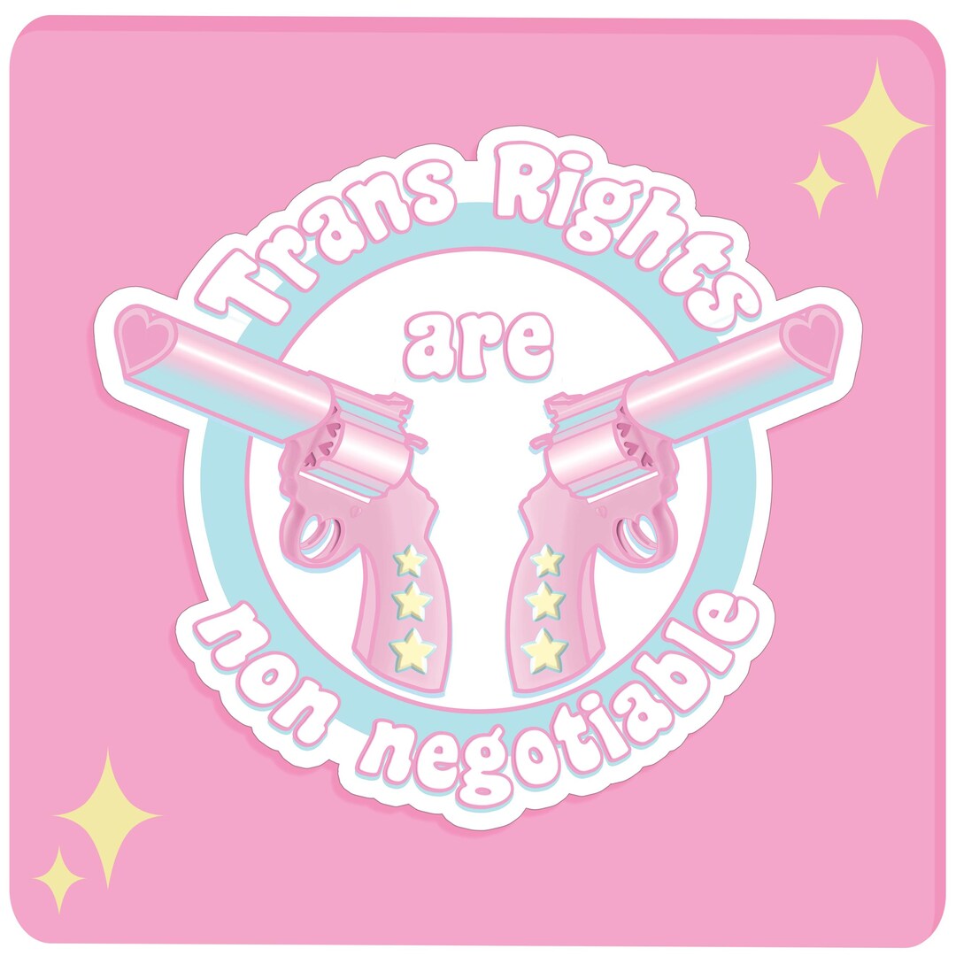 Trans Rights Sticker - Etsy