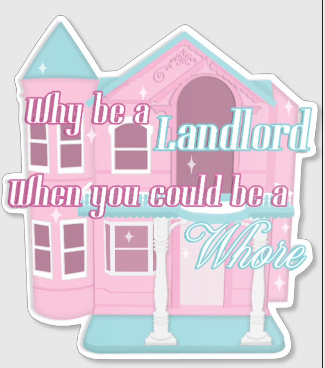Landlord Isn't a Job Sticker - Etsy