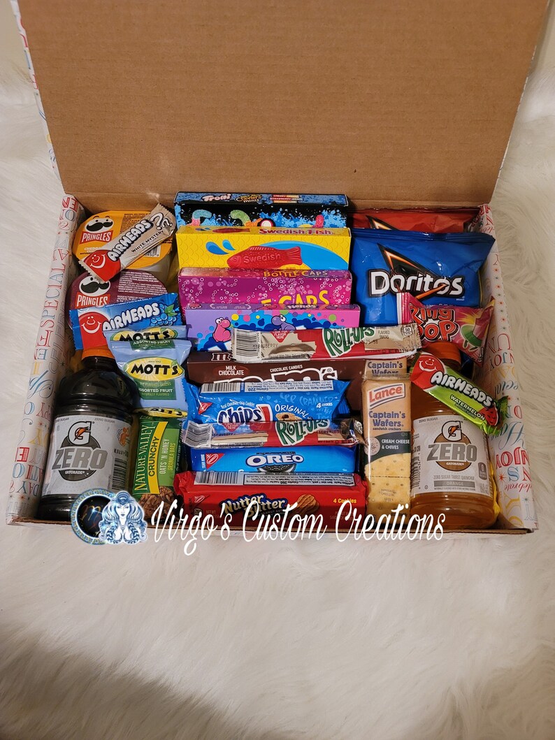 Goody Box, Gift Box, Snack Box, Graduation Gifts, Graduation Snack Box ...