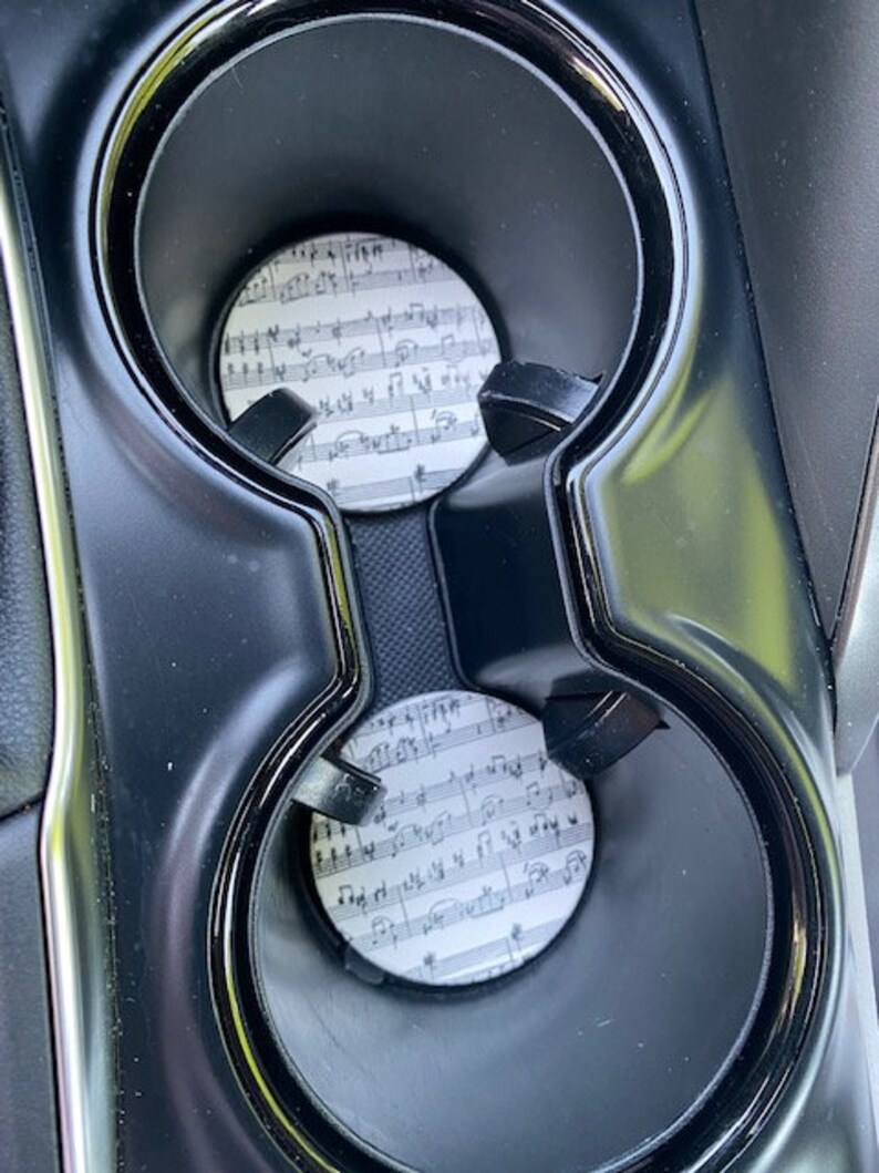 Music Notes Car Coaster - Etsy
