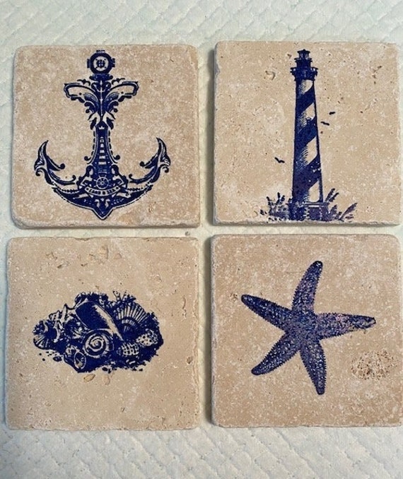 Nautical Coasters Ocean Coasters – Talking Thyme