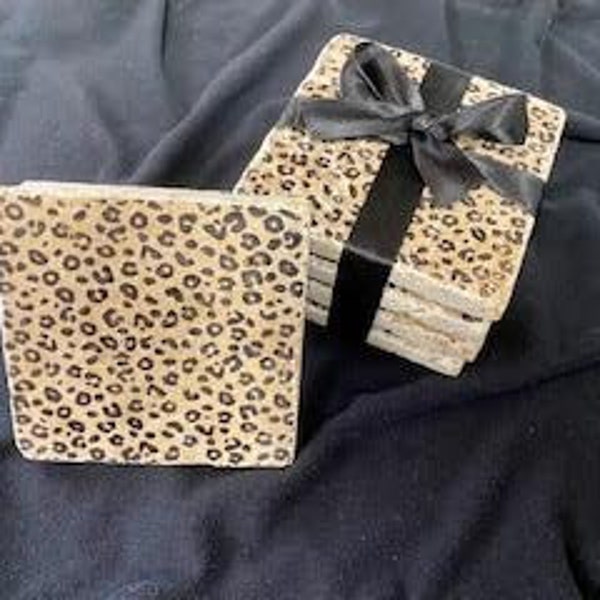 Animal Print Coaster - Etsy