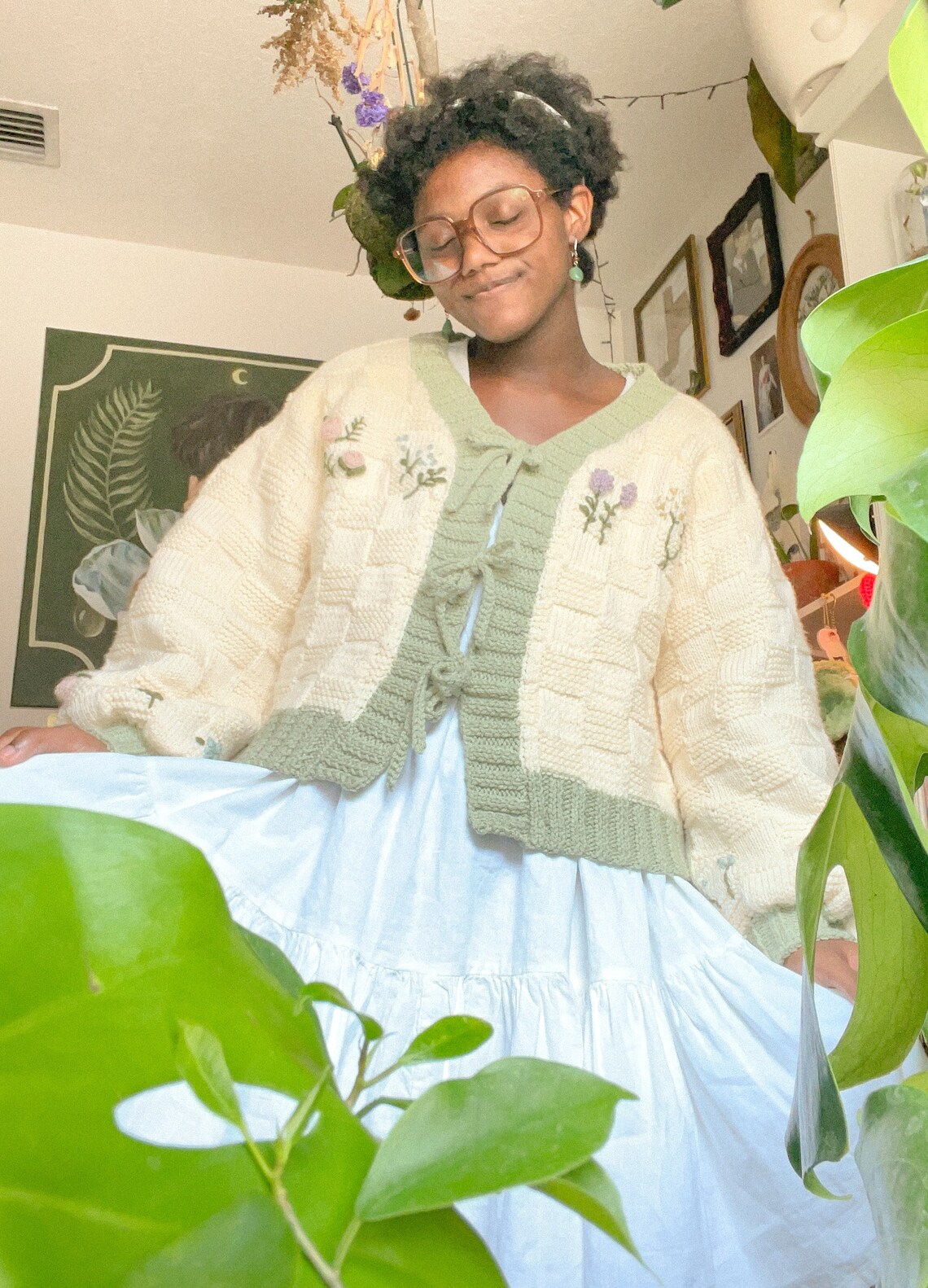 Flower Box Cardigan // Knitting Pattern - Etsy