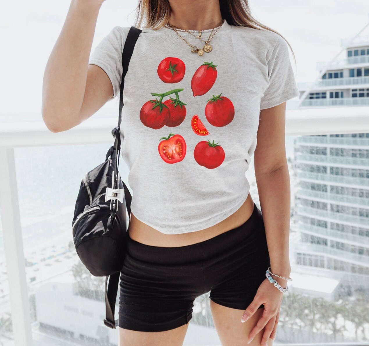 Tomato Baby Tee Vintage Tomato Girl Summer 90s Baby Tee Y2k Baby Tee ...