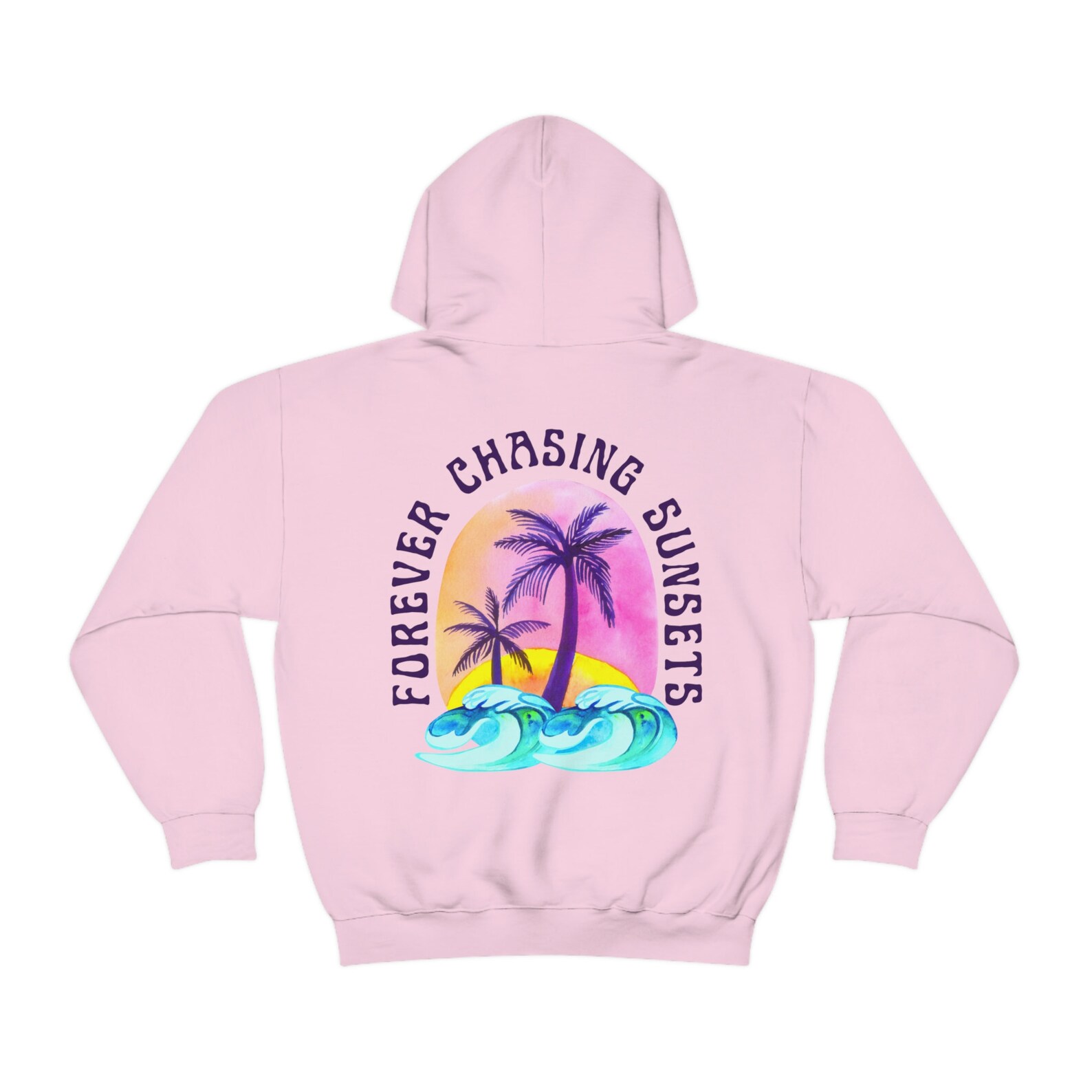 Warm Sunset Hoodie Watch the Sunset Ocean Beach Hoodie Sunset Summer ...