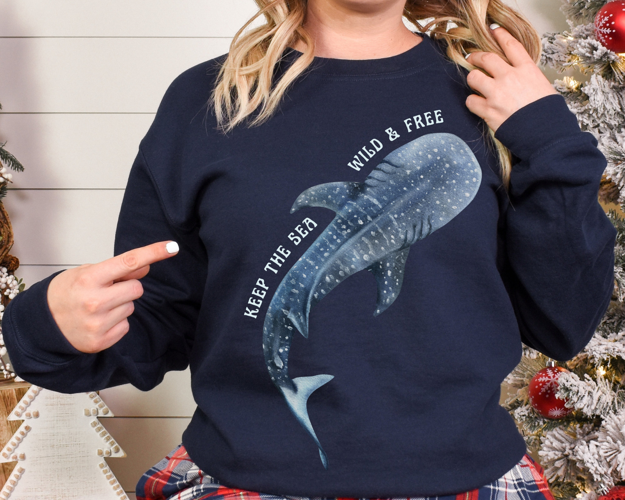 Whale Shark Sweatshirt Whale Shark Sweater Beach Sweatshirt Beachy ...