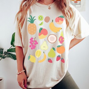 Fruit Shirt Banana Shirt Farmers Market Shirt Lemon Shirt Pineapple ...