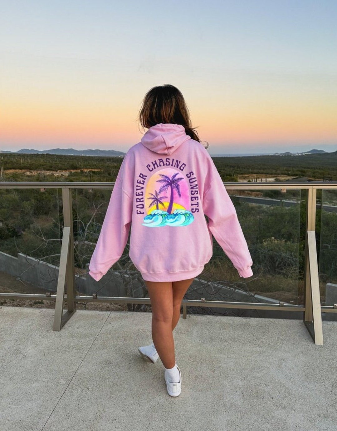 Warm Sunset Hoodie Watch the Sunset Ocean Beach Hoodie Sunset Summer ...