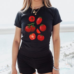 Tomato Baby Tee Vintage Tomato Girl Summer 90s Baby Tee Y2k Baby Tee ...