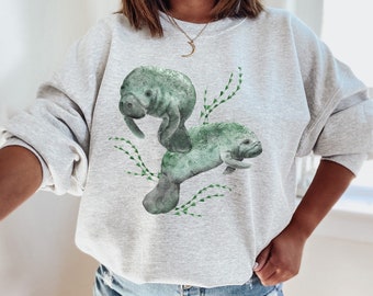 Manatee Sweatshirt - Etsy