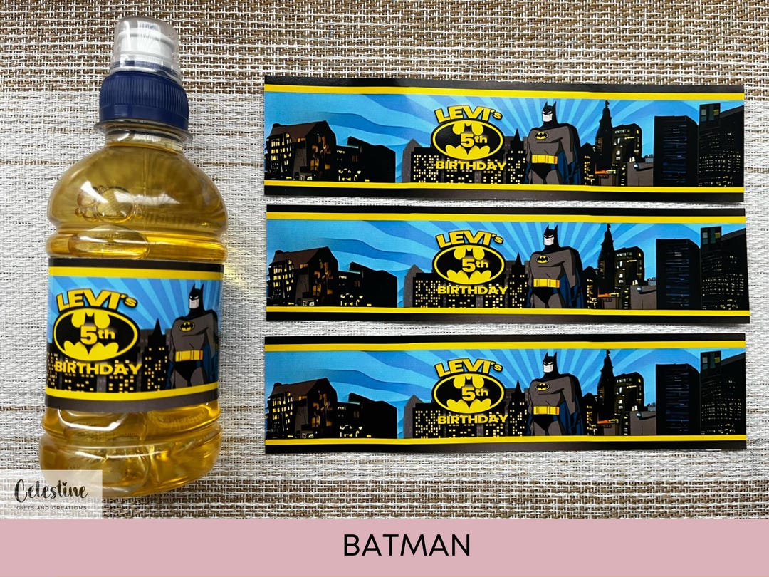 Printed Pop Tops Labels, Pop Tops Labels, Batman Pop Tops Labels ...