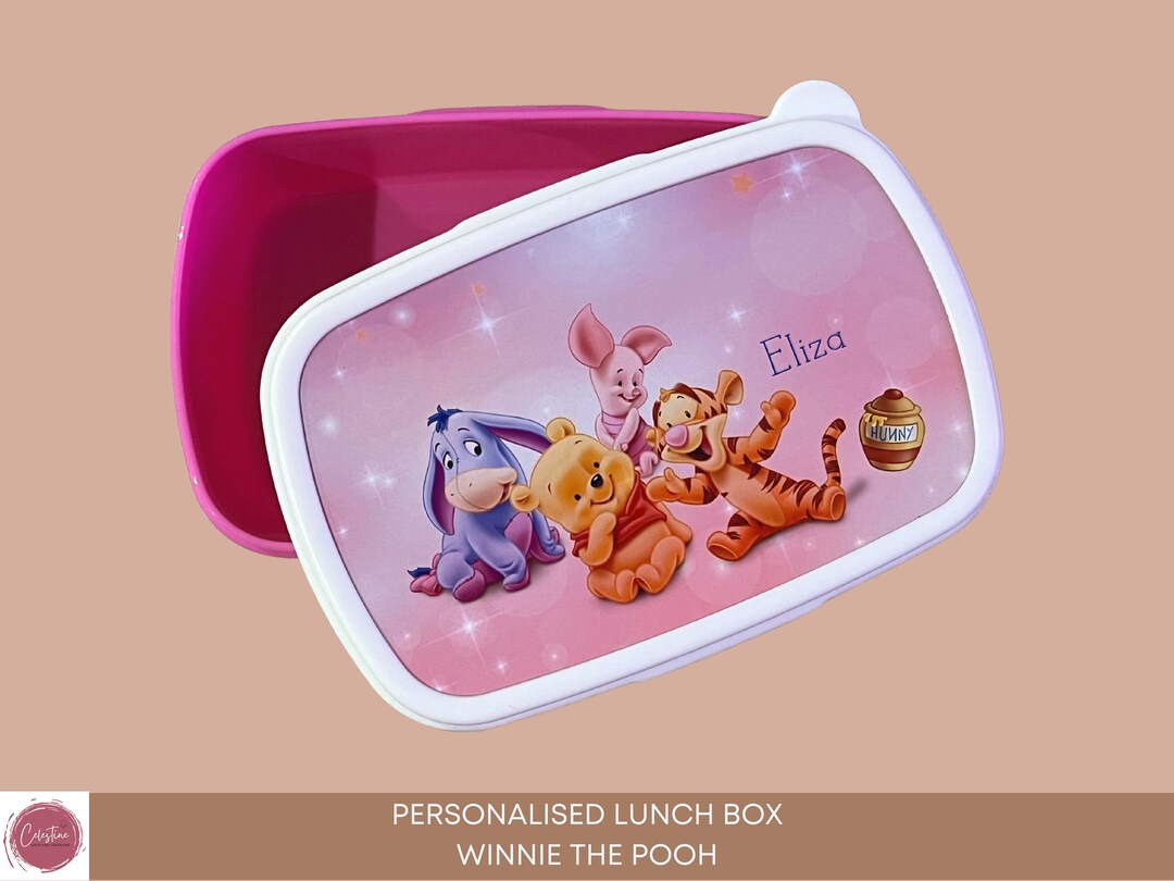 Winnie the Pooh Lunch Box, Personalised Lunch Box, Lunch Box , Lunch ...