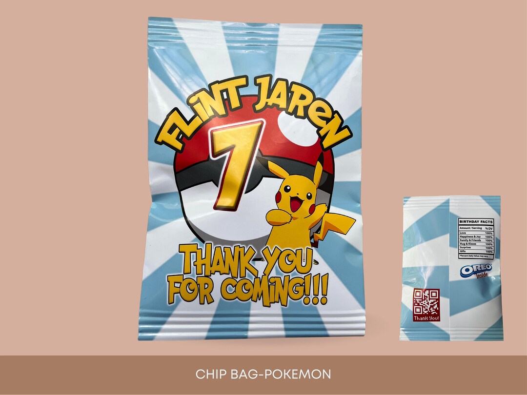 Personalised Chip Bags Chip Bags Chip Packets Party - Etsy Australia