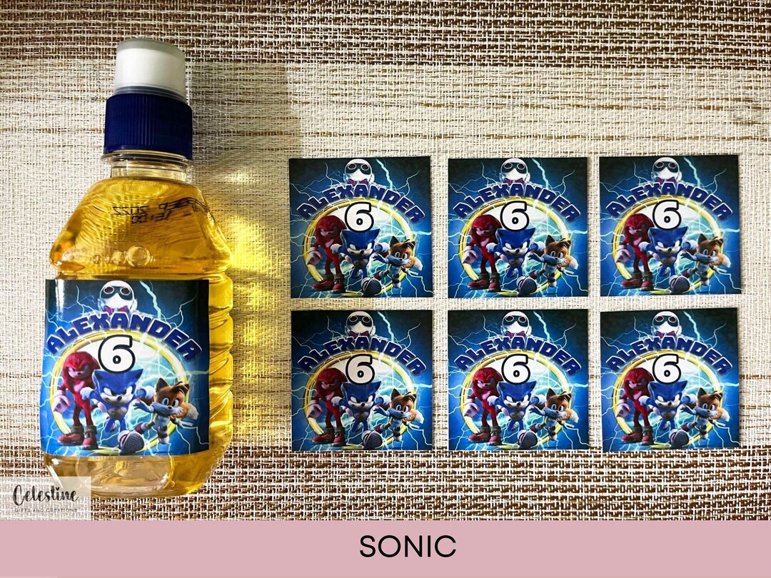 PRINTED Pop Tops Labels, Pop Tops Labels, Sonic Pop Tops Labels, Sonic ...