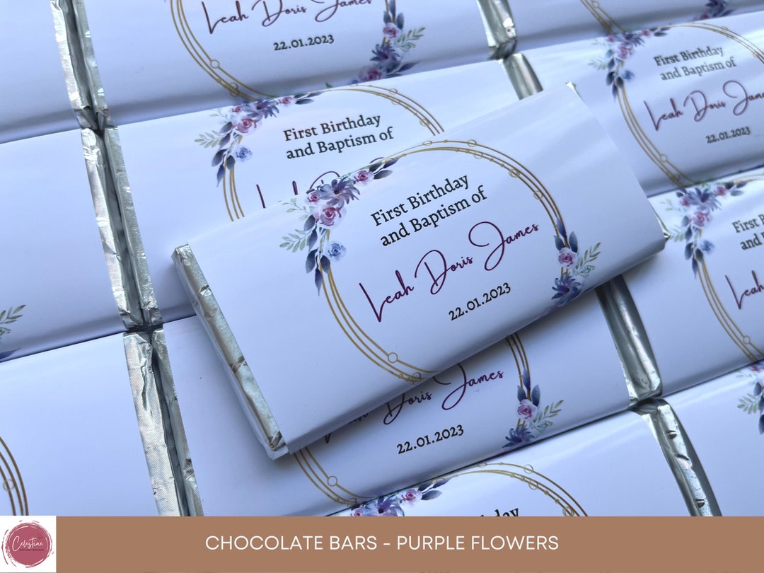Personalised Chocolate Bars, Engagement Favours, Chocolate Bars, Party ...