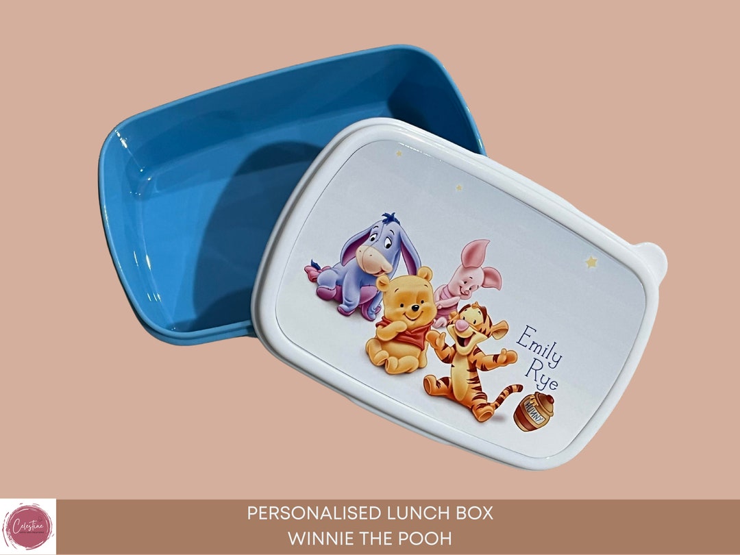 Winnie the Pooh Lunch Box Winnie the Pooh Personalised Lunch - Etsy