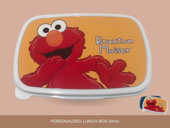 Elmo Lunch Box Elmo Personalised Lunch Box Lunch Box Kids - Etsy