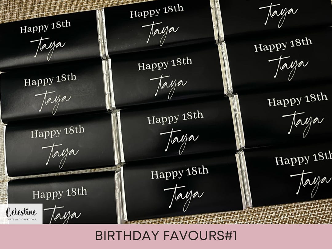 Personalised Chocolate Bars, Chocolate Bars, Christening Favours ...