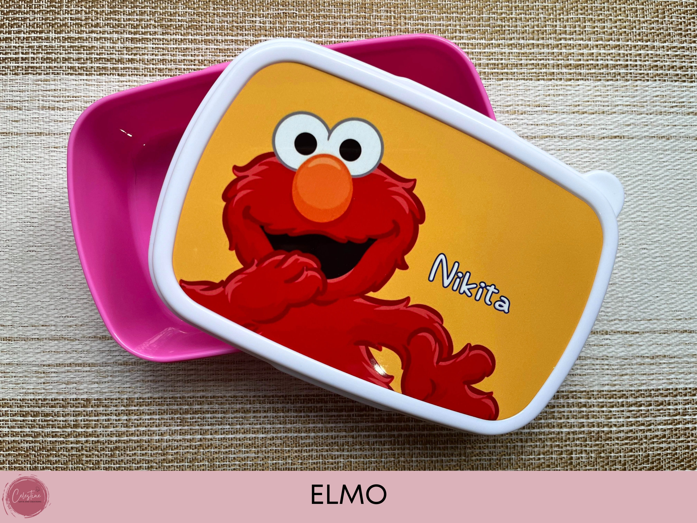 Personalised Elmo Lunch Box: Kids School Lunchbox - Etsy Australia
