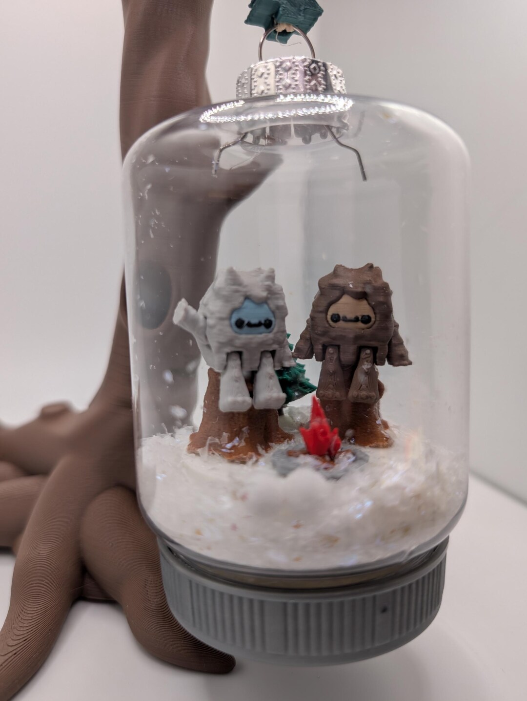 Yeti and Sasquatch Best Friends Ornament - Etsy