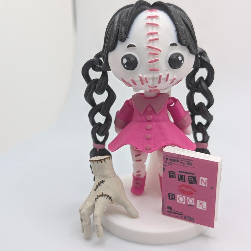 Wednesday Addams Barbie Doll - Etsy