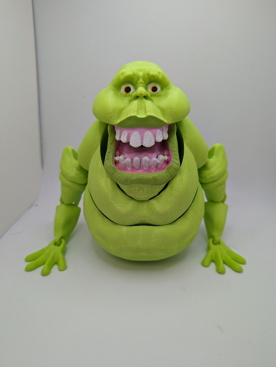 Slimer Articulated Toy - Ghostbusters Nostalgia for 80s 90s Movie Fans ...