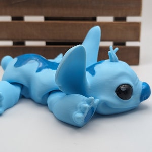 STITCH and ANGEL Fidget Toys Hand Painted UV Resin Sealed 2 Sizes - Etsy