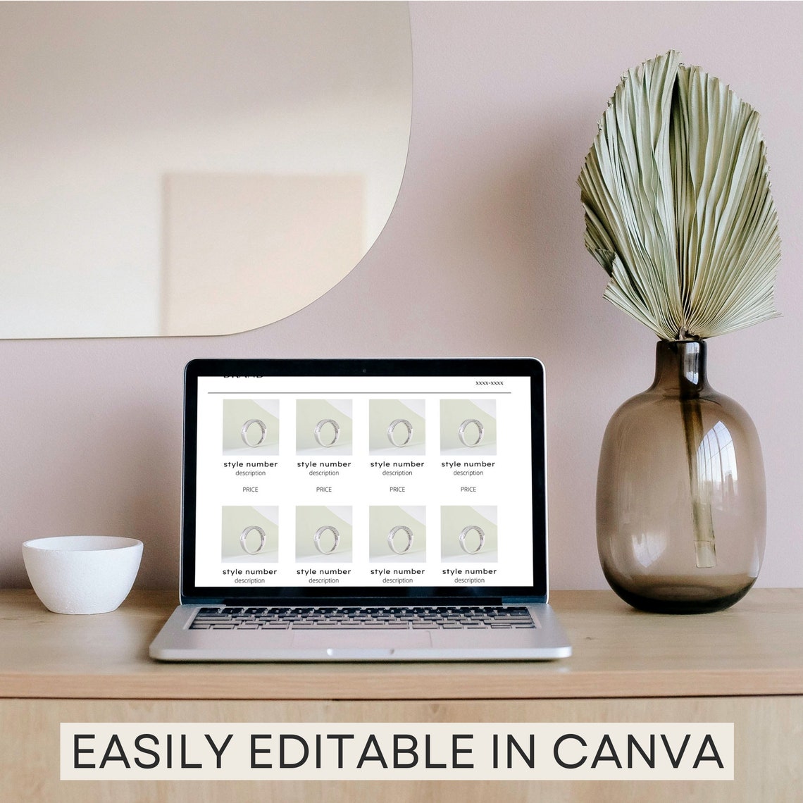 Wholesale Line Sheet, Editable Line Sheet Template, Linesheet Canva ...