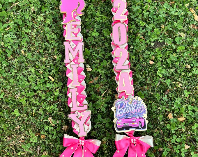 Barbie Graduation Lei/ Pink Barbie / Graduation Gift/ Graduation Lei ...